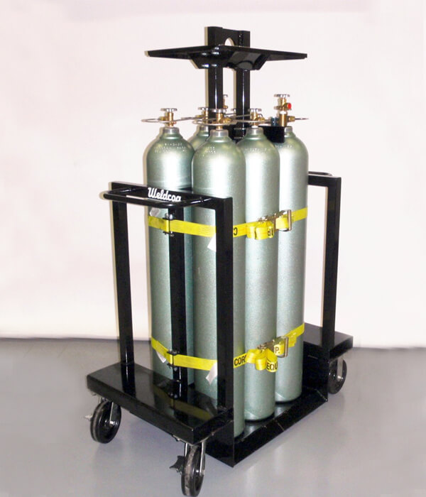 Cylinder Gas Pack Carts, Manifolds and Leads