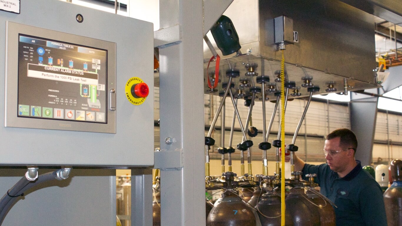 Sur-Fill Industrial Cylinder Gas Filling System Automation