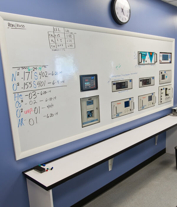 Medical and Specialty Gas Packaged Lab Sampling Systems